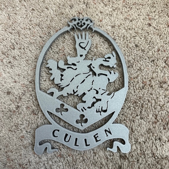 Art | Twilight Saga Cullen Crest 3d Printed Large | Poshmark